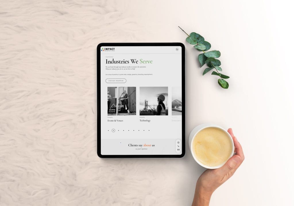 Get to Know Our Work: Impact Marketing Website - Impact Marketing